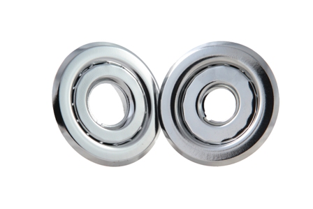 ESCUTCHEON REC 2 PC CHROME 1/2"